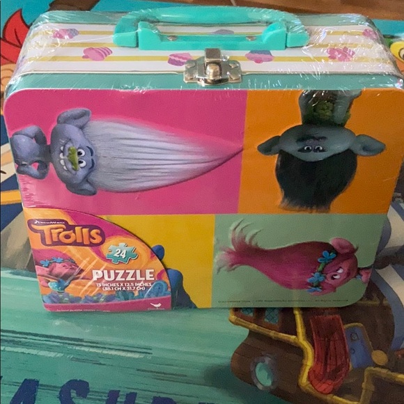 Dreamworks | Toys | Trolls Lunch Box And Puzzle | Poshmark